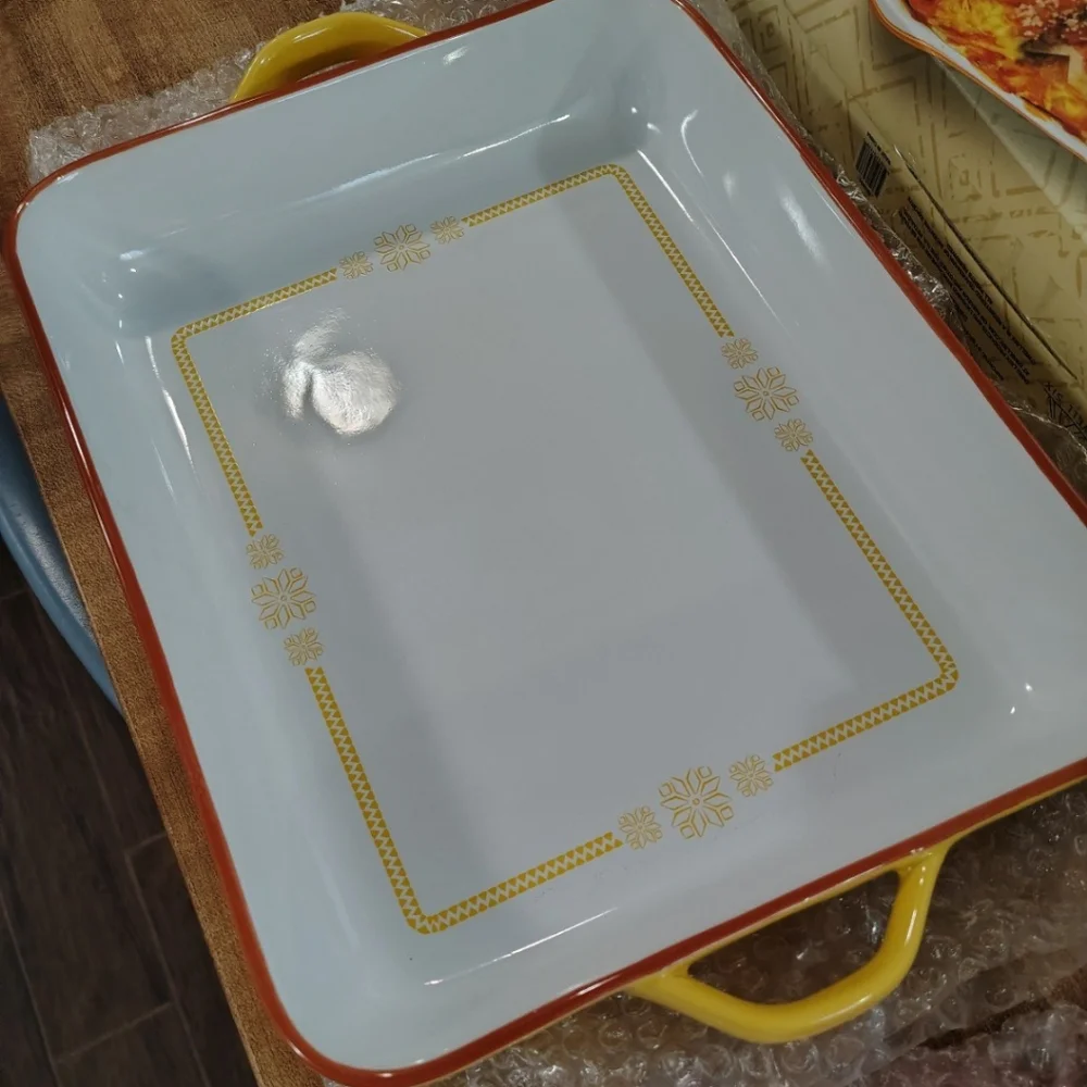 Kitchen | Danny Trejos Tacos Fiesta Fundays Ceramic Rectangular Baking ...